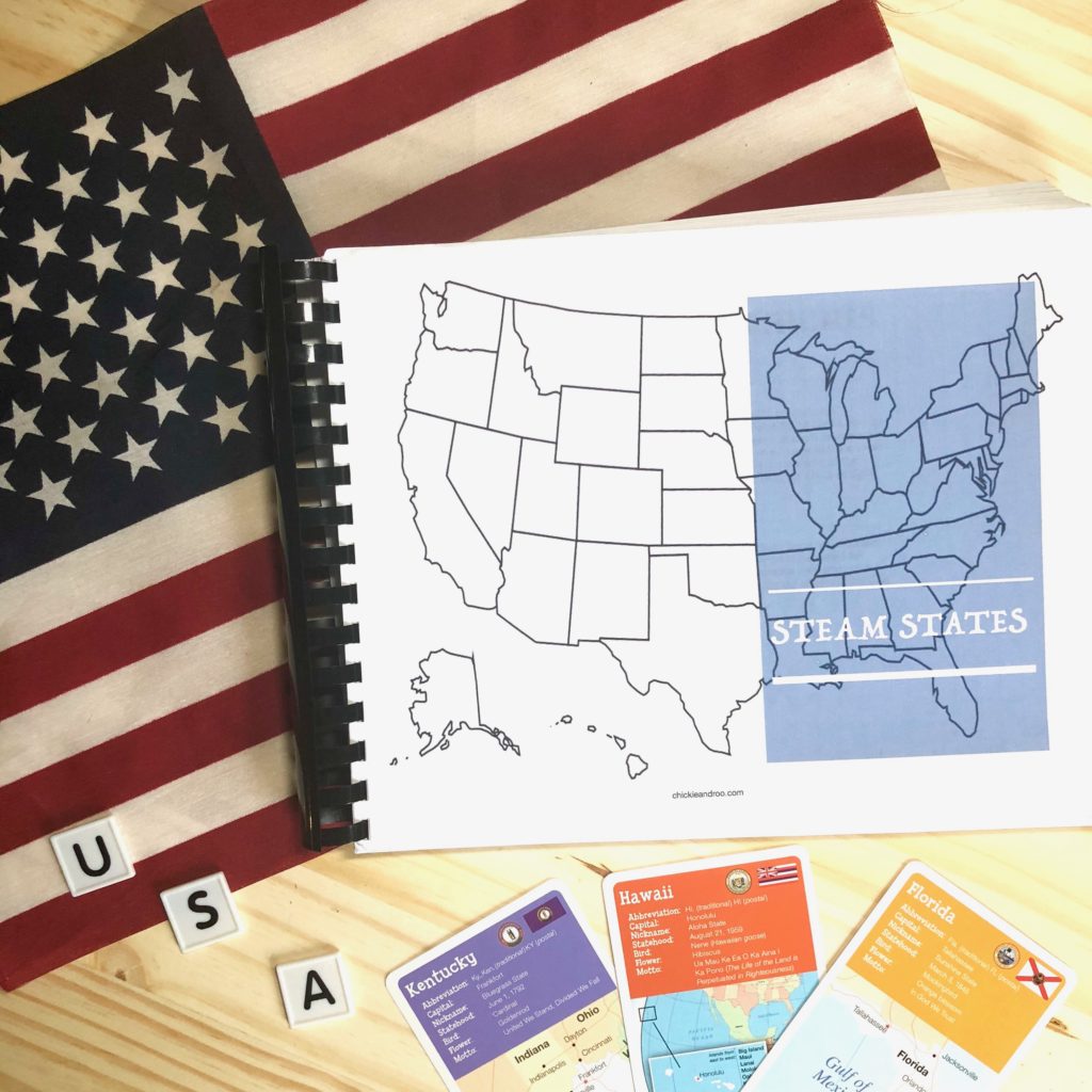 Steam States Curriculum-learn one state per week through hands on ...