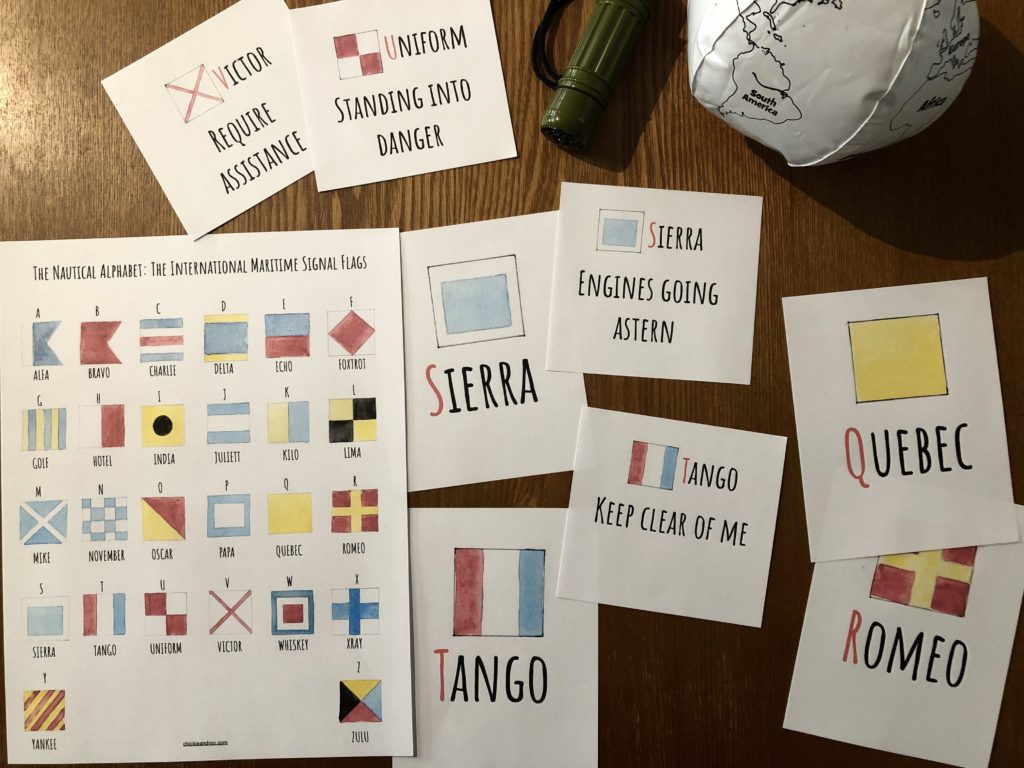 Nautical Alphabet - Chickie & Roo Homeschool