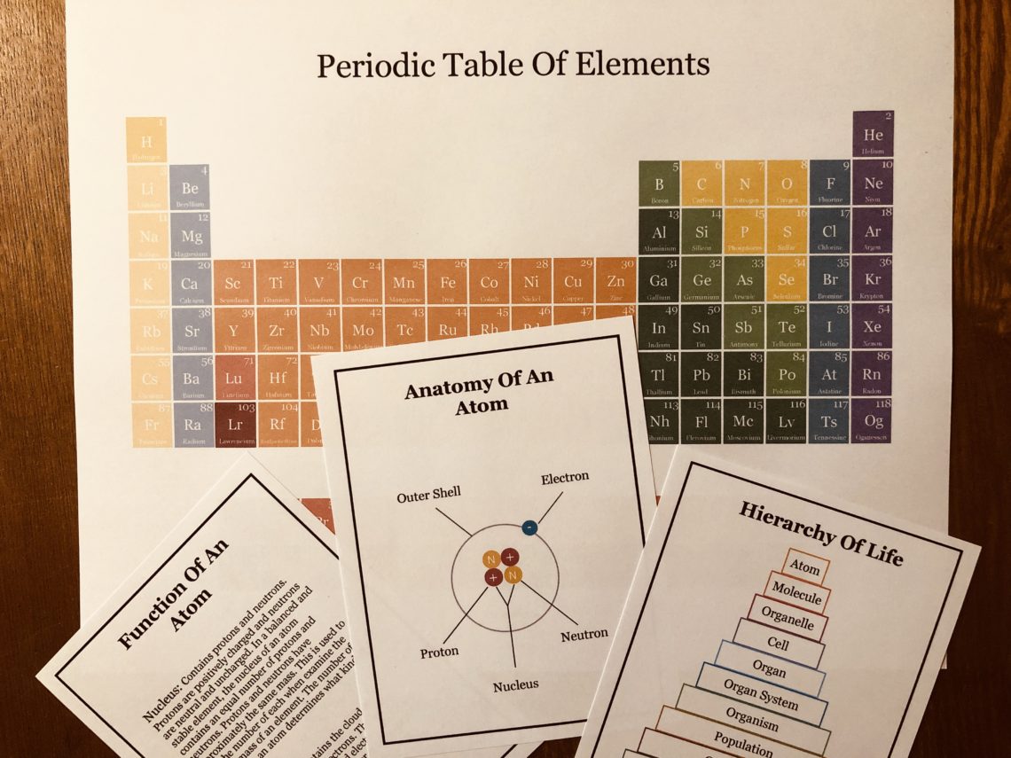 Element Guide - Chickie & Roo Homeschool