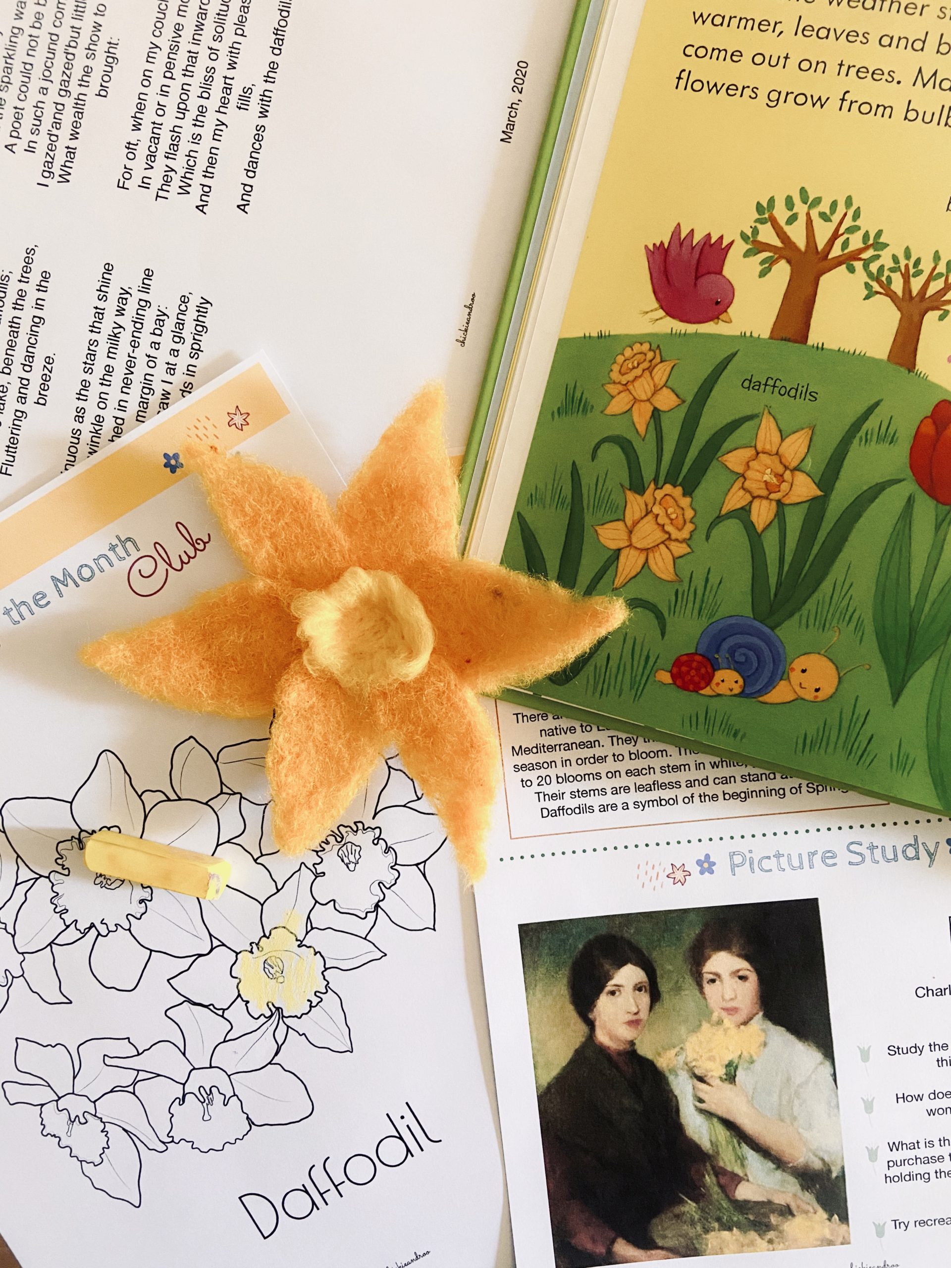 Flower Of The Month Club - Chickie & Roo Homeschool