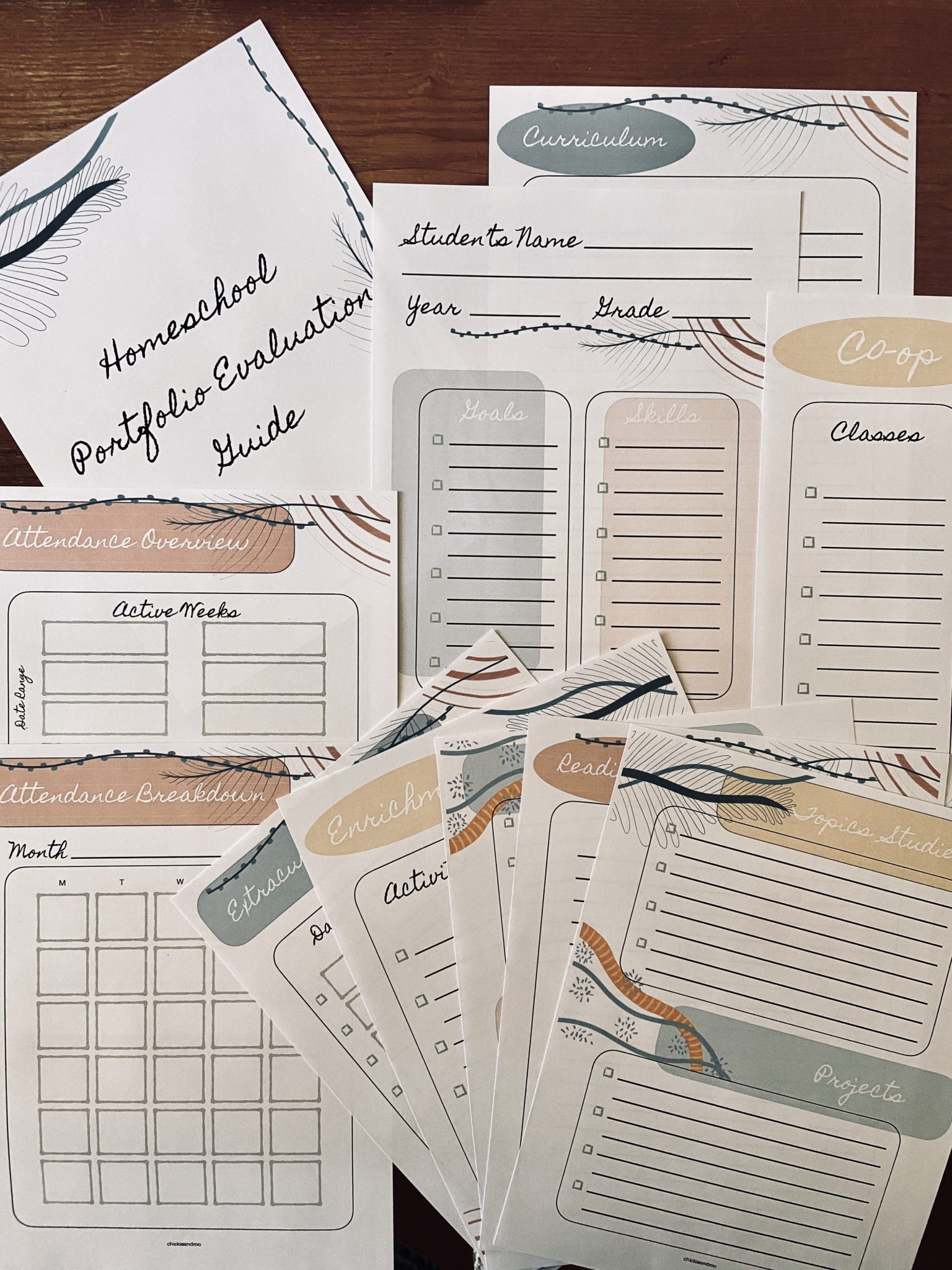 Homeschool Portfolio Evaluation Guide - Chickie & Roo Homeschool