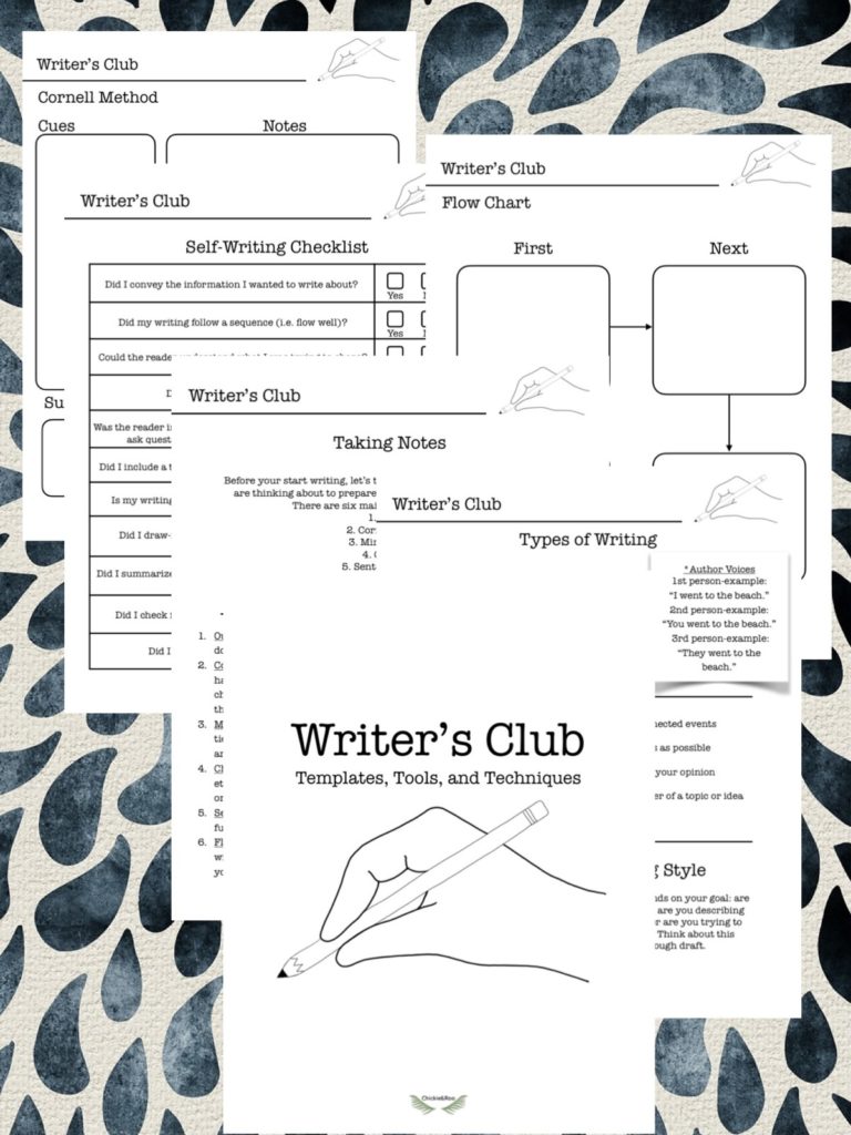 Writer's Club - Chickie & Roo Homeschool