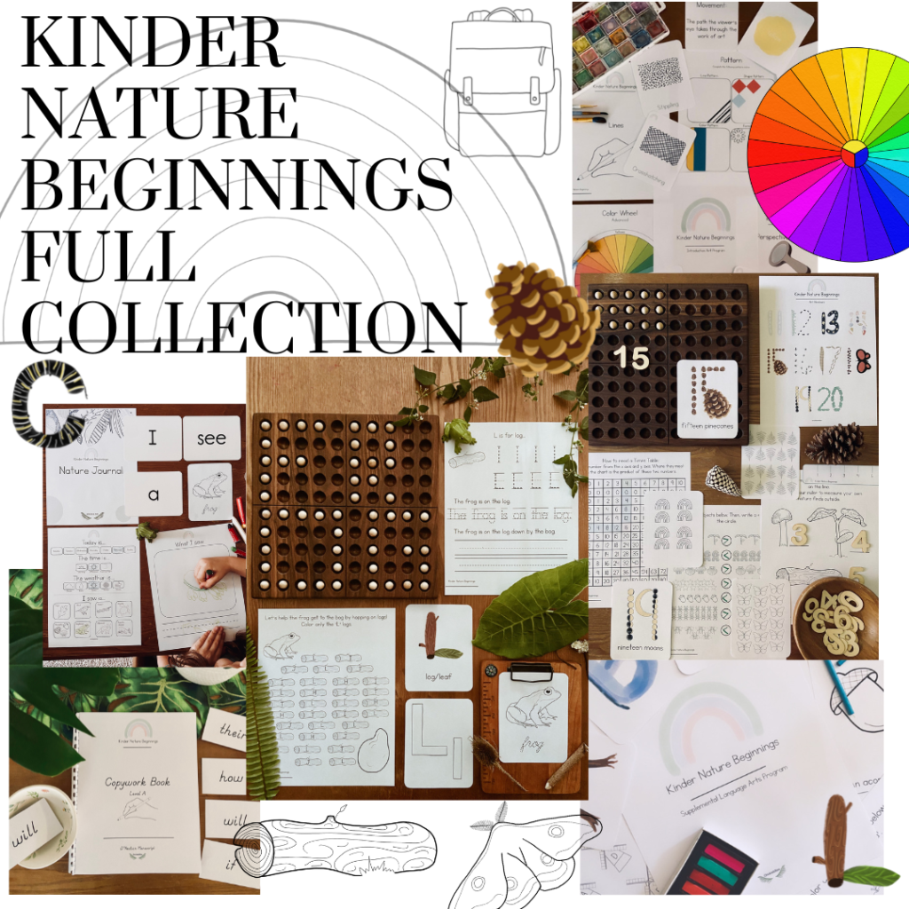 Kinder Nature Beginnings Bundle: FULL Collection - Chickie & Roo Homeschool