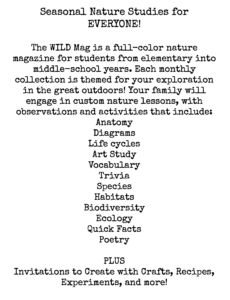 WILD Mag - Chickie & Roo Homeschool